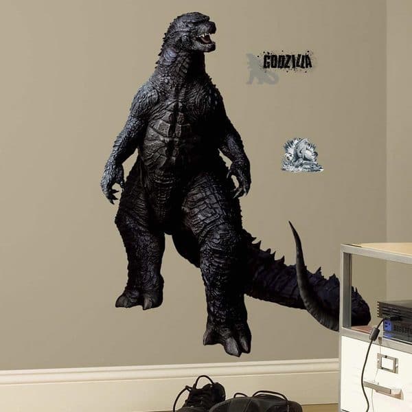 Godzilla Peel and Stick Giant Wall Decals - Bed Bath & Beyond - 9527970