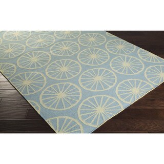Hand-woven Carlotta Flatweave Wool Area Rug - Bed Bath & Beyond - 9530215