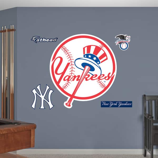 Fathead New York Yankees circle Logo Wall Decals - Bed Bath & Beyond ...
