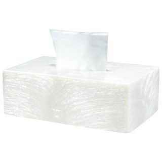 Solitaire Cream Rectangular Tissue Box - Bed Bath & Beyond - 9552381