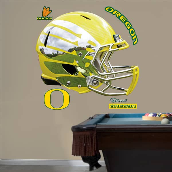 Fathead Oregon Liquid Yellow Helmet Wall Decals - Bed Bath & Beyond ...