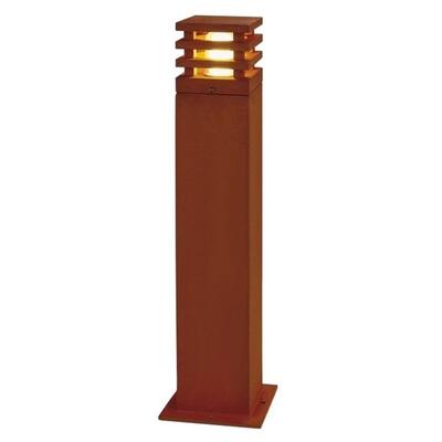 SLV Lighting Rusty Square 70 Bollard Fixture - Overstock - 9585144