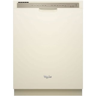 Whirlpool Full Console Dishwasher with 15-place Settings in Bisque ...