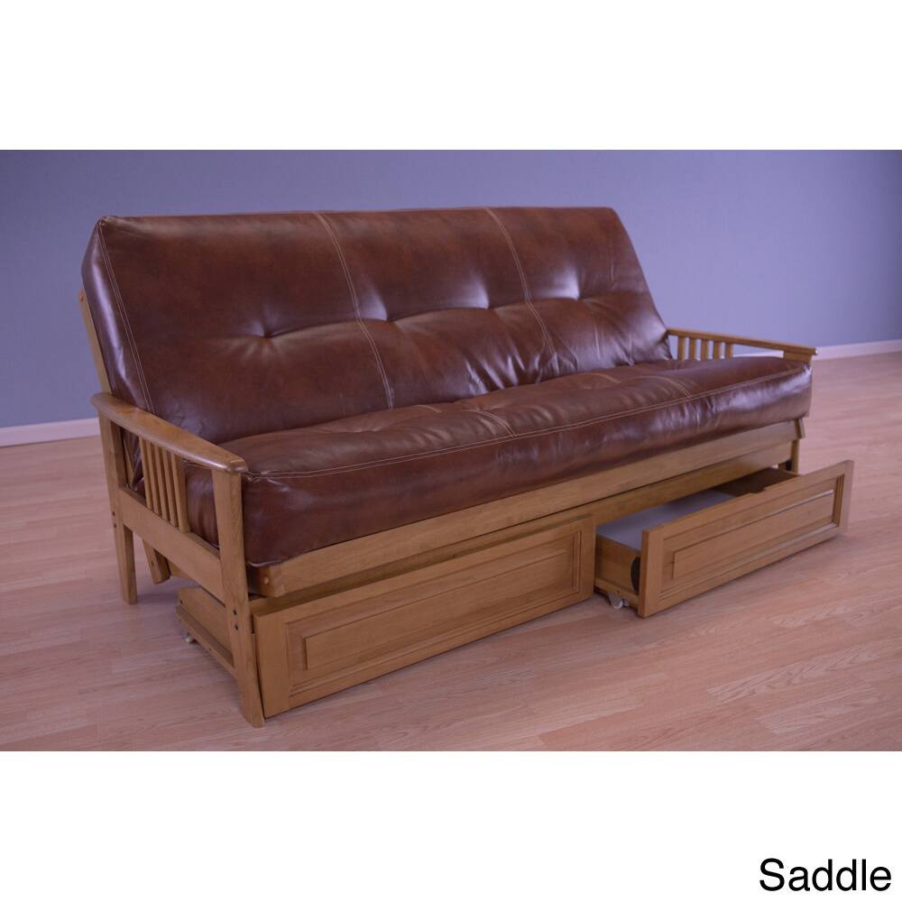 Christopher Knight Home Capri Butternut/ Oregon Trail Futon with ...