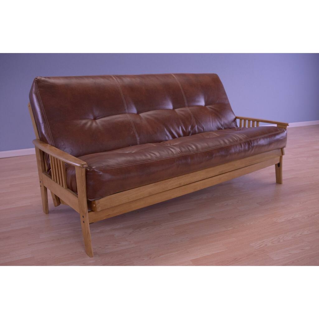 Christopher Knight Home Capri Butternut/ Oregon Trail Mattress Futon ...