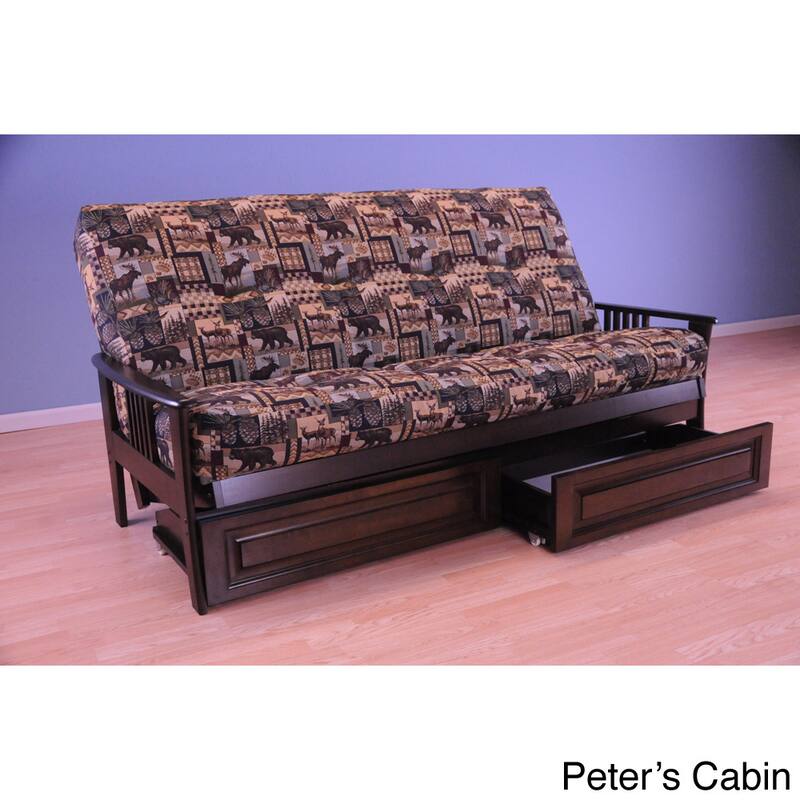 Christopher Knight Home Capri Espresso Mattress/ Storage Drawers Futon ...