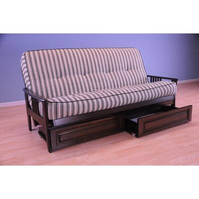 Christopher Knight Home Capri Espresso/ Cozumel Navy Mattress/ Storage ...