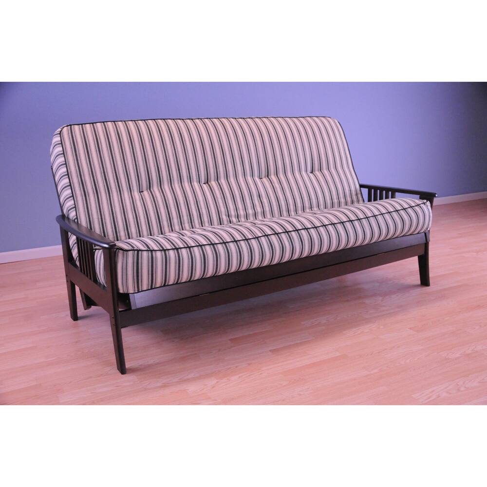 Christopher Knight Home Capri Espressso/ Cozumel Navy Mattress Futon ...