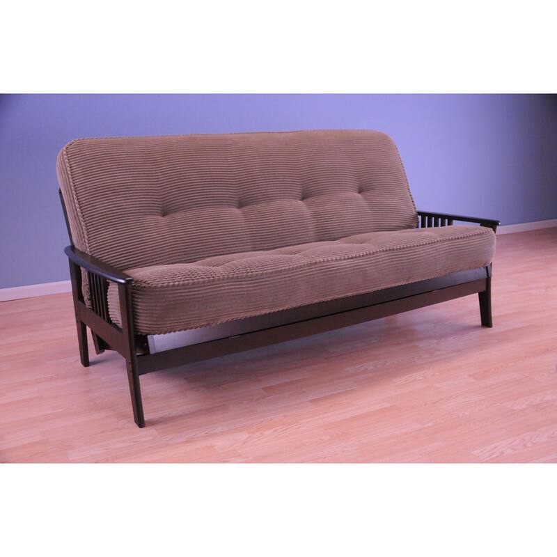 Christopher Knight Home Capri Espresso/ Tantra Futon Mattress and Frame ...
