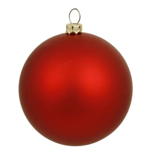 12-inch Red Matte Ball with UV Pre-drilled LED Cap - Bed Bath & Beyond ...