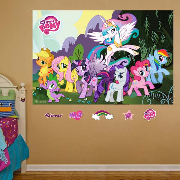 Fathead My Little Pony Mural Wall Decals - Bed Bath & Beyond - 9601355