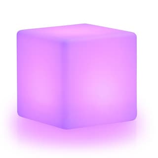 LuminArt Spectrum LED Color-changing Cube with Remote - Bed Bath ...