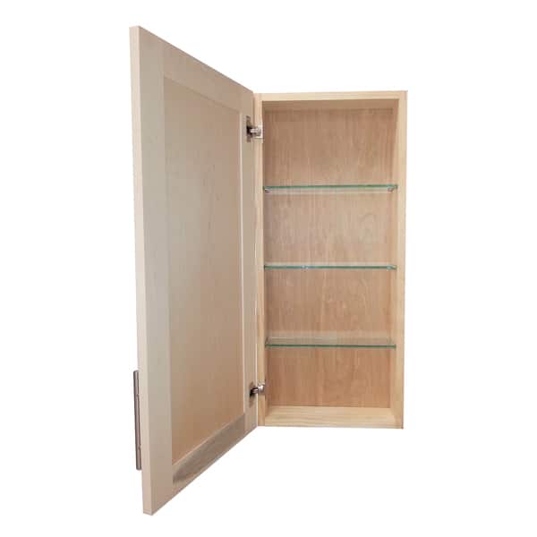 Classic Wall-mounted Extra 5.5-inch Depth 30-inch Frameless Cabinet ...