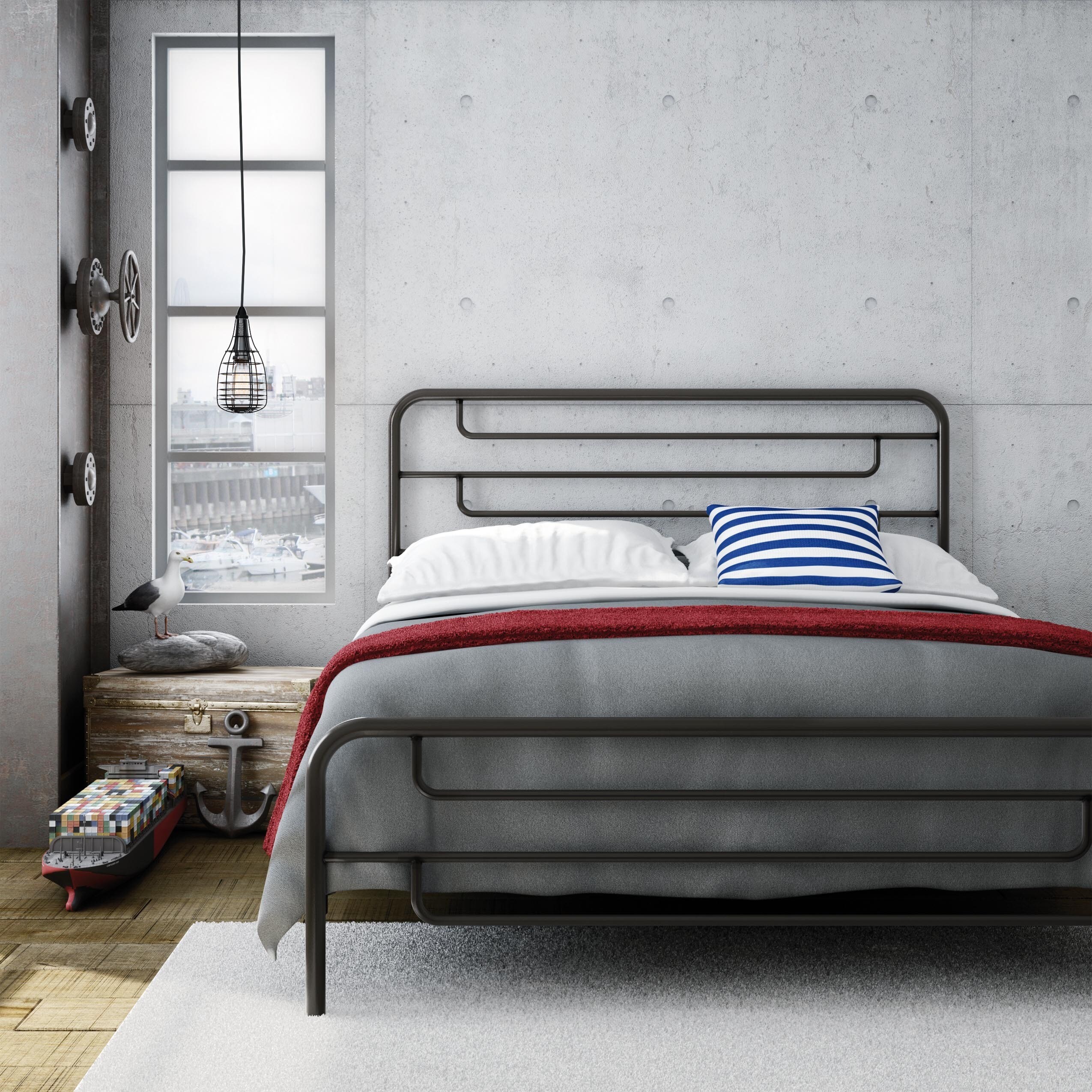 Amisco metal bed frame store