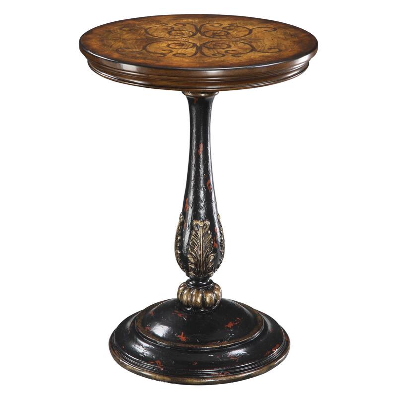 Christopher Knight Home Antique Brown and Black Accent Table ...
