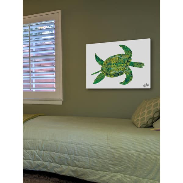 Eric Carle 'Panda Bear Character Art Turtle' Canvas Art - Multi-Color ...