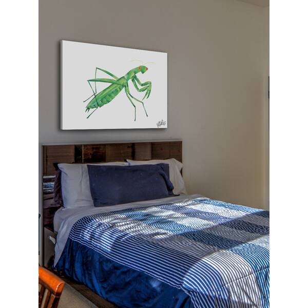 Eric Carle The Very Quiet Cricket Character Art Mantis Canvas Print ...