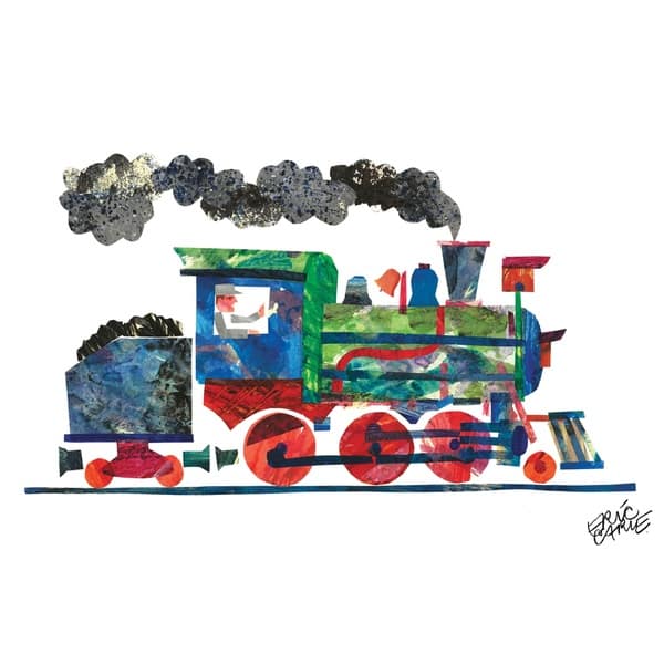 Eric Carle 1,2,3 to the Zoo Character Art Train Canvas Print - Multi ...
