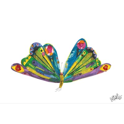 Eric Carle The Very Hungry Caterpillar Character Art Butterfly 1 Canvas ...