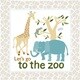 Eric Carle 1,2,3 to the Zoo Character Art Let's Go to the Zoo Canvas ...