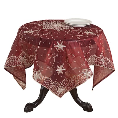 Handmade Beaded Table Linens - Overstock - 9633101