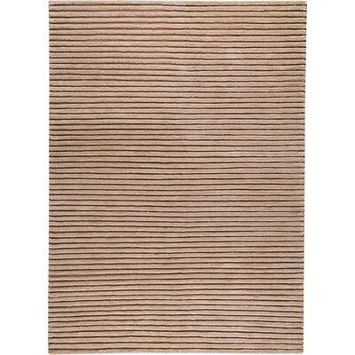 Handmade Goa Beige New Zealand Wool Rug (India) - 3' x 5' - Overstock ...