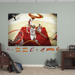 Fathead Lebron James Dunk Mural Wall Decals - Bed Bath & Beyond - 9663502