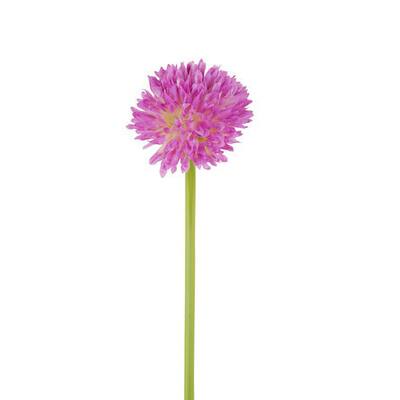 Lavender 18-inch Mini Ball Mum Decorative Flower (Set of 12 ...