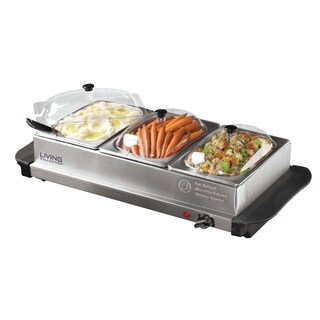 Nostalgia 1-quart Three-station Buffet Server - Bed Bath & Beyond - 9672201