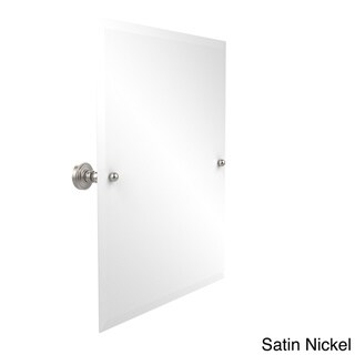 Unframed Rectangular Tilt Wall Mirror with Beveled Edge, Washington ...