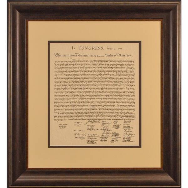 Founding Fathers Declaration of Independence' by Founding FathersFramed ...
