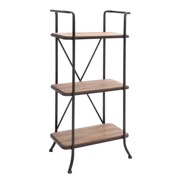 Metal/ wood 3-level Storage Shelf - Bed Bath & Beyond - 9723750