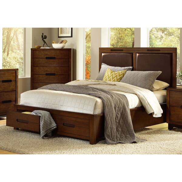 Portland Nutmeg Storage Bed - Bed Bath & Beyond - 9726352
