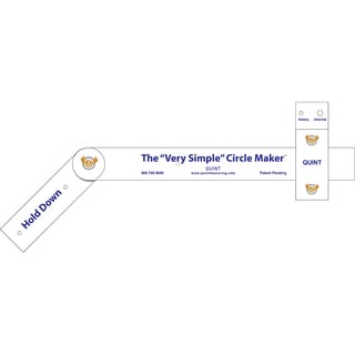 Circle Maker-24" Adjusts From 4" To 44" (As Is Item) - Bed Bath ...