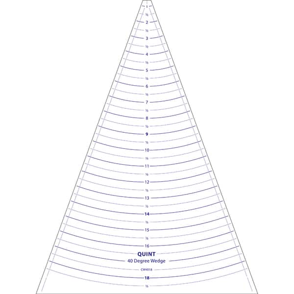 Circle Wedge-40 Degrees 18" Long W/1" Measuring - Bed Bath & Beyond ...