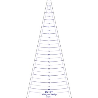 Circle Wedge-24 Degrees 14" Long W/1" Measuring - Bed Bath & Beyond ...