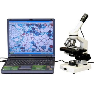AmScope 40x-2000x Advanced Student Microscope with 3D Mech Stage and ...