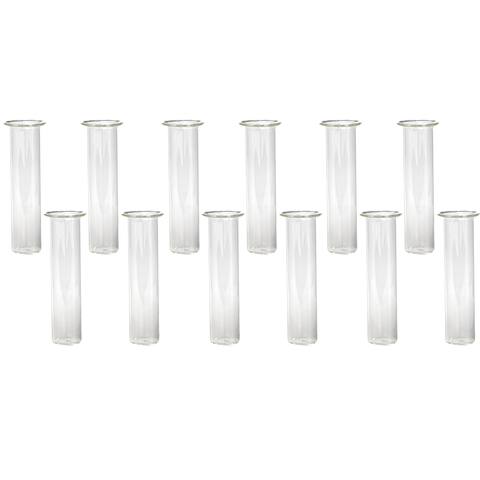 Small Flat Base 4.75-inch H. x 1.5-inch D. Test Tube (Set of 12 ...