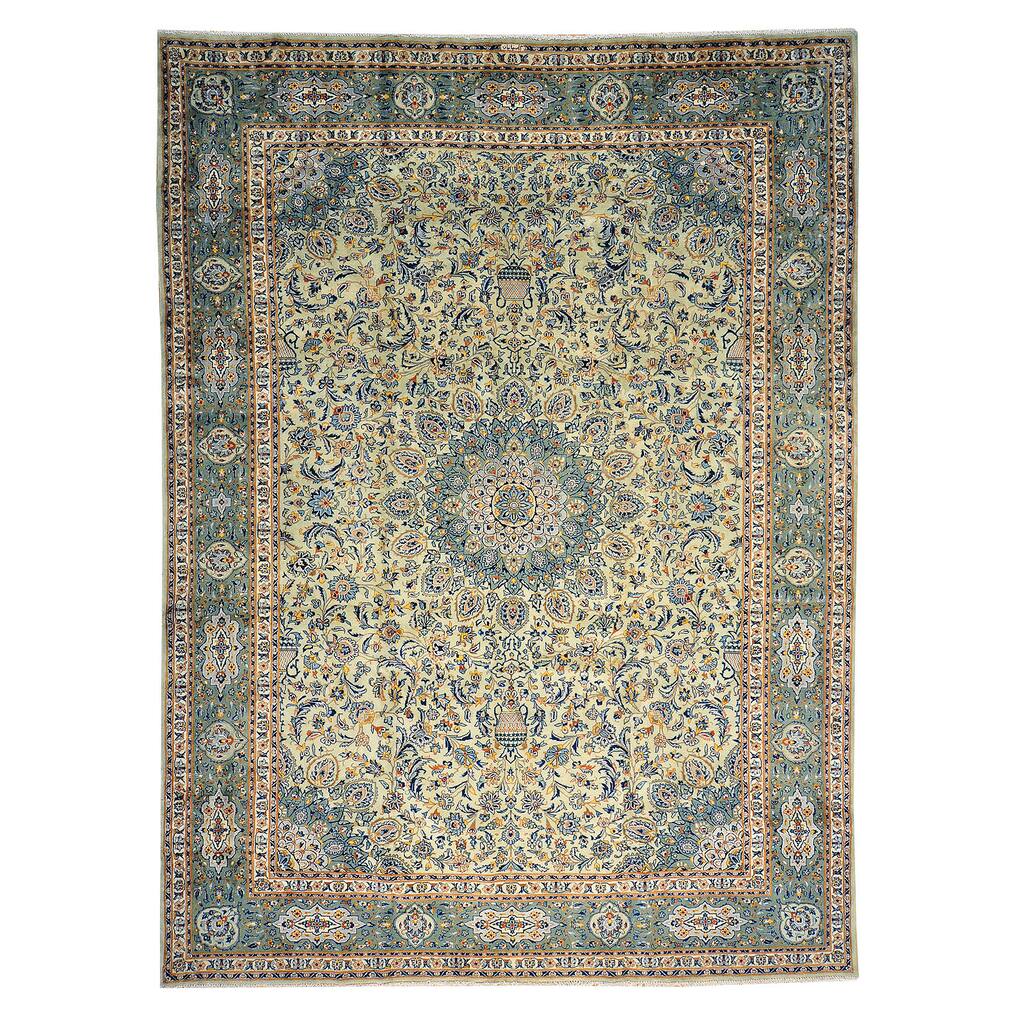 Signed Persian Kashan sheikh Safi Design Rug - Overstock - 9759985
