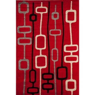 Alliyah Handmade Red New Zealand Blend Wool Rug (5' x 8') - 14097771 ...