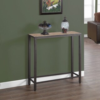 Terracotta Tile Top Hammered Brown Console Table - Bed Bath & Beyond ...