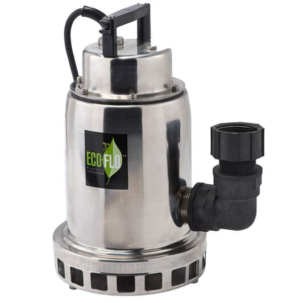 ECO-FLO Products SEP75M 3/4 HP Manual On/Off Stainless Steel Fountain ...