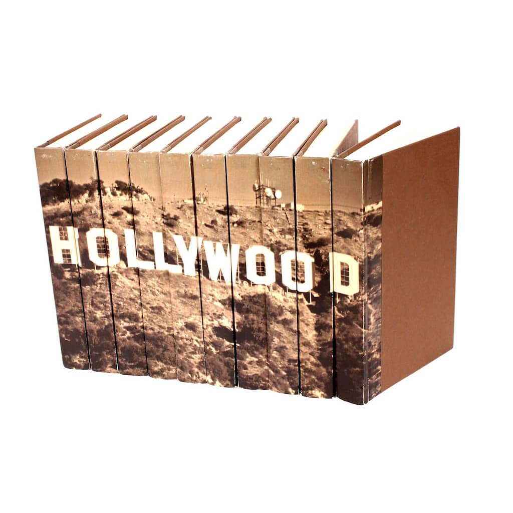 Hollywood Decorative Books (Set of 10) - Overstock - 9779749