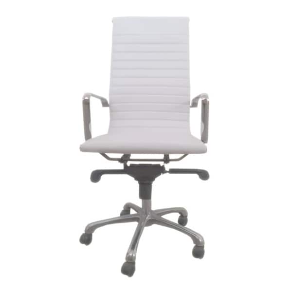 Aurelle Home White High Back Office Chair - Bed Bath & Beyond - 9812408