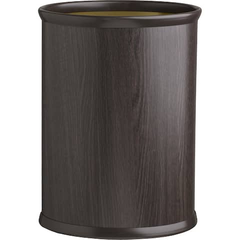 Mylar Metallic 14-inch Oval Waste Basket - On Sale - Overstock - 9818225