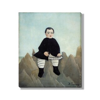 Gallery Direct Henri Rousseau's 'Boy on the Rocks' Gallery Wrapped ...