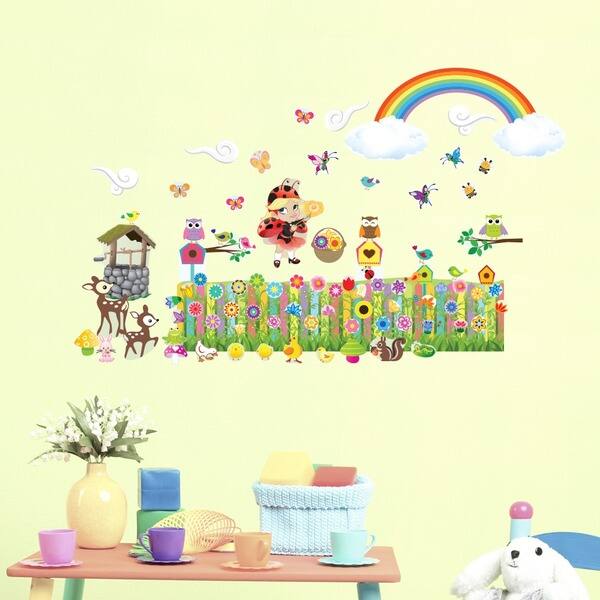 Flower Garden Interactive Wall Decal Set - Bed Bath & Beyond - 9911975