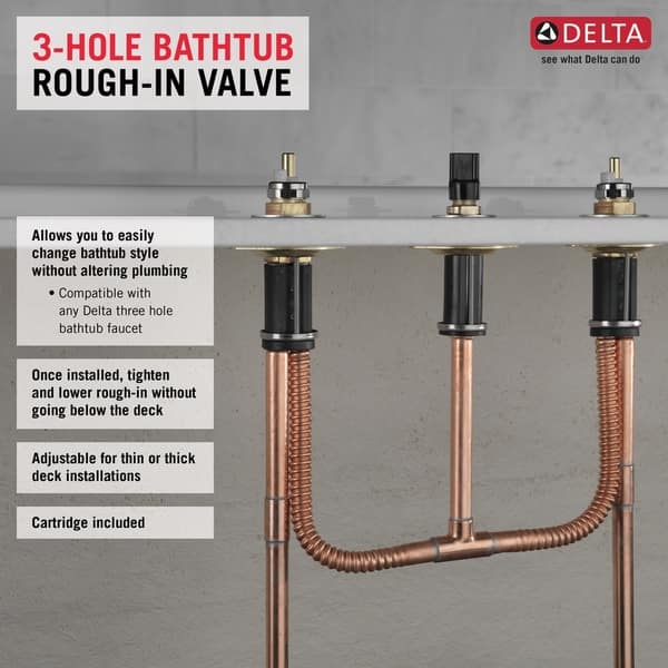Delta Two Handle Flexible Mount R2707 - Bed Bath & Beyond - 9919842