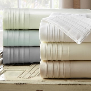 Modern Threads 1000 Thread Count Pleated Hem Bed Sheet Set - Bed Bath ...