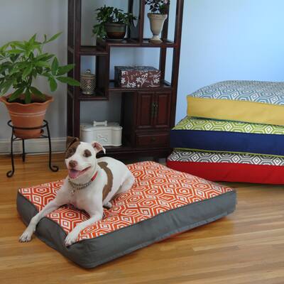 Water Repellent Reversible Memory Foam Topper Pet Bed - Overstock - 9928783